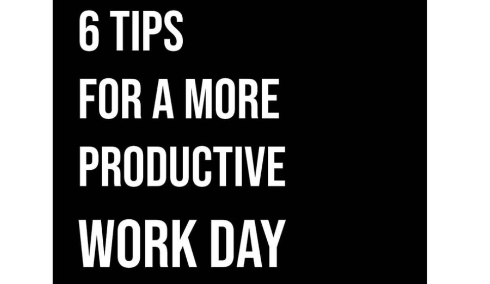 6 Tips for a More Productive Work Day - MATI Trader